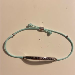 Avon | Jewelry | Enjoy The Journey Blue Motto Bracelet From Avon | Poshmark